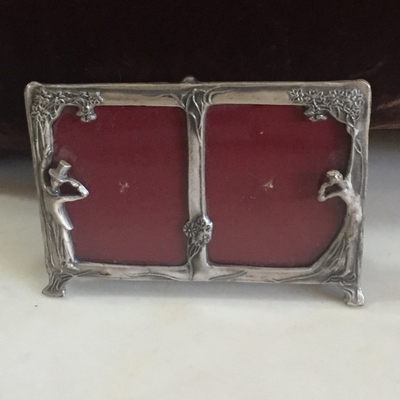 pewter | Accents | Pewter 2 Pictures Photo Frame Lady Gentleman | Poshmark